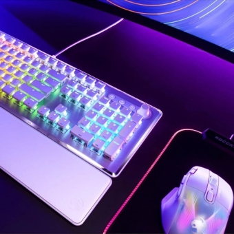 TURTLE BEACH Vulcan II White Keyboard, Linear red switch, DE Layout ...