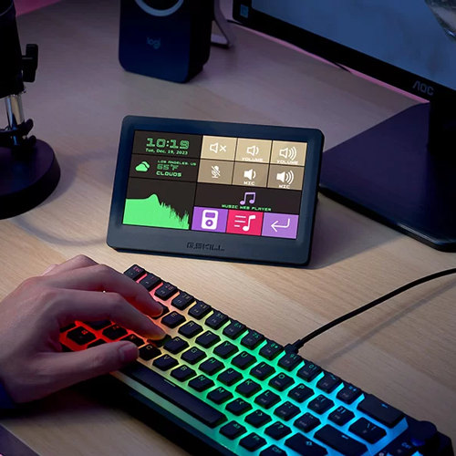 G.SKILL WigiDash Widget Dashboard 7-inch Touch Panel USB Powered ...