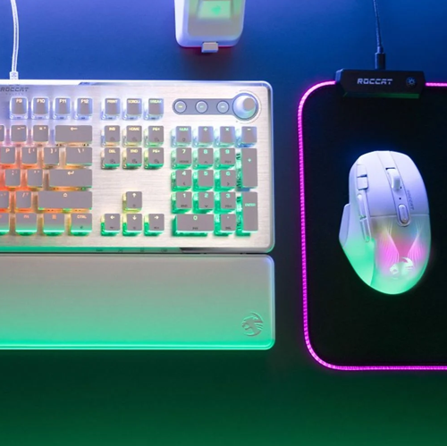 TURTLE BEACH Vulcan II White Keyboard, Linear red switch, DE Layout ...