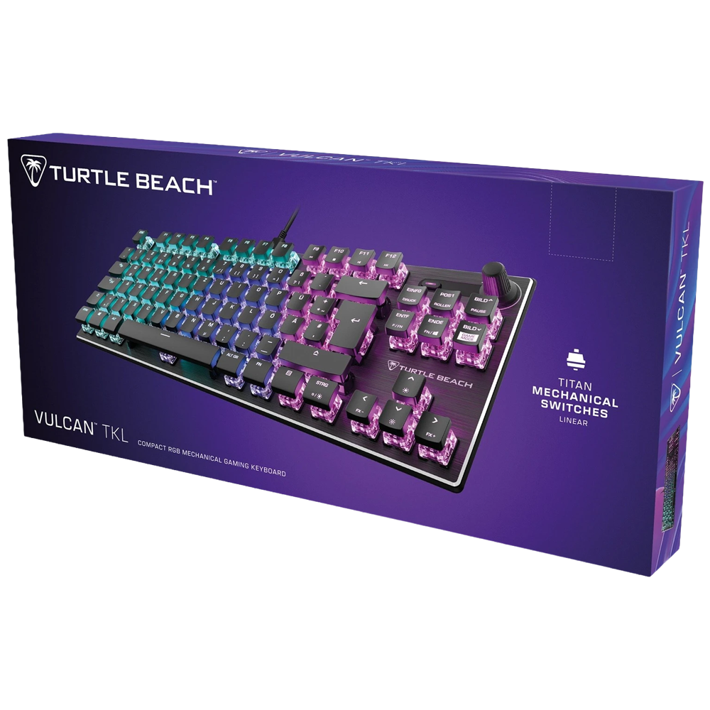 TURTLE BEACH Vulcan TKL, LEDs RGB, TITAN Mechanical Linear, USB, DE ...
